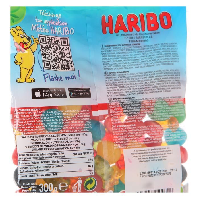 Haribo dragolo 300 g Haribo - Cdiscount Au quotidien