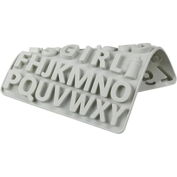 Moule En Silicone Anti Adhésif En Forme De Lettres De L'Alphabet Et ...