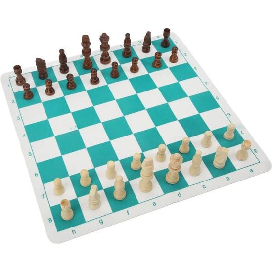 Échecs, 2 Couleurs Léger International Échecs Modéré Taille 32 Feutre ...