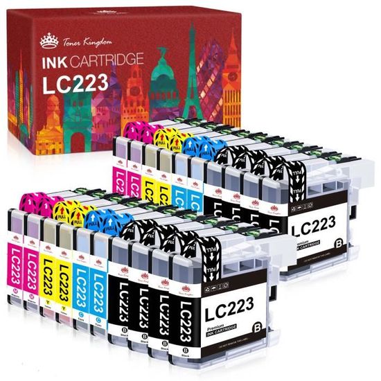 TONER KINGDOM 20 Cartouches d'encre Remplacement compatible pour ...