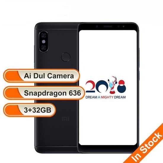Global Version Xiaomi Redmi Note 5 4G Smartphone 5.99 Pouces 3GB+32GB Octa Core Qualcomm ...