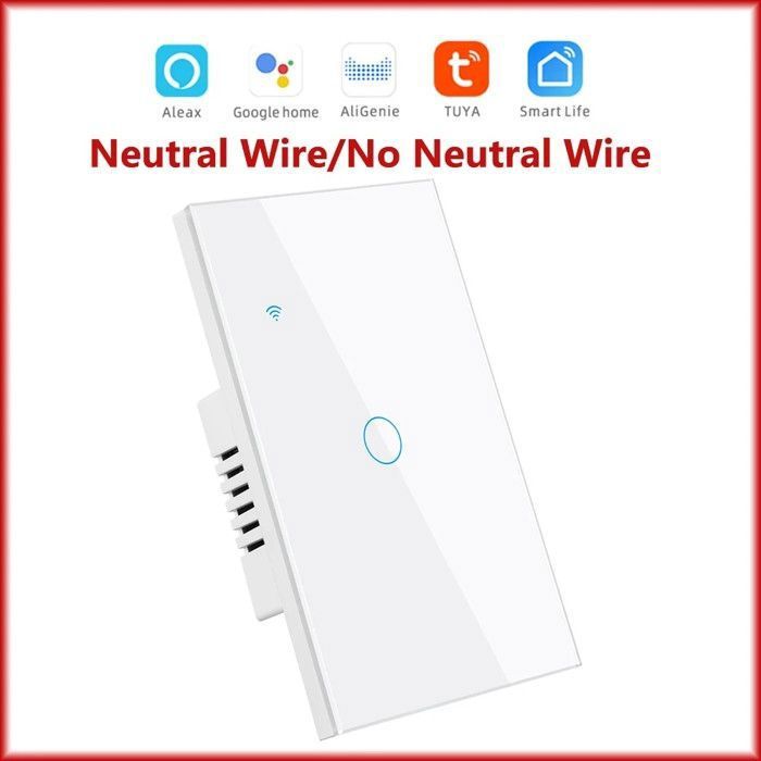 Interrupteur,Tuya Smart Switches,US melon al Wire,Aucun fil requis,1,2 ...