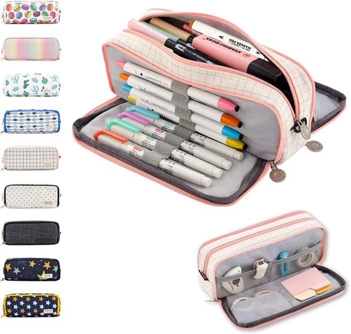 Trousse Scolaire Pour Fille & Garçon Grande Trousse À Crayons 3 ...