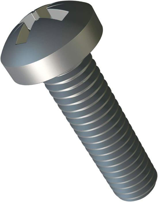 M4 X 8 Mm Petite Vis À Tête Cylindrique Cruciforme Lot De 25Pc Iso 7045 Din 7985 Phillips Acier ...