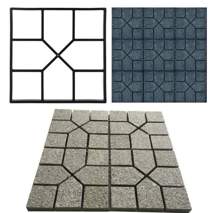 INGSHOP© Moule à Pavé Béton pour Chemin - Moule à Pavé Béton Plastique ...
