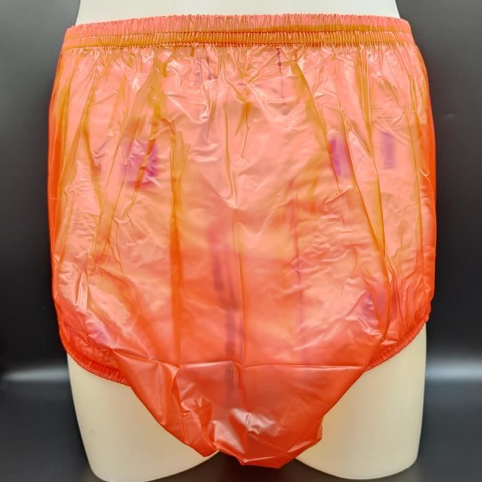 Culotte d'incontinence en pvc à enfiler de couleur Rouge taille XL (x2 ...