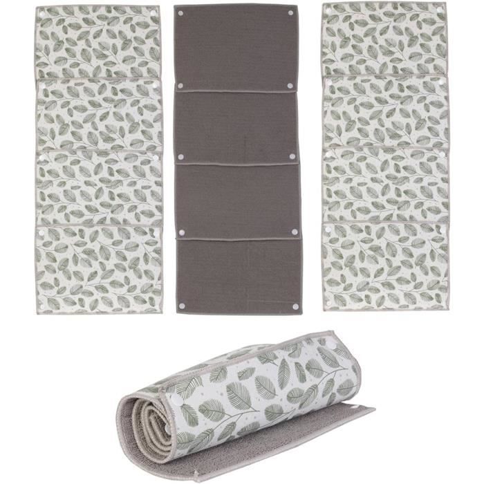 12 Feuilles Essuie-Tout Double Face Réutilisable Remplace Rouleau ...