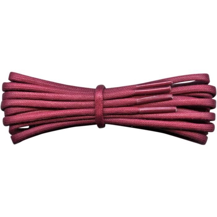 ® Lacets Cirés Ronds 3Mm Lacets Pour Bottes Chaussures De Mode ...