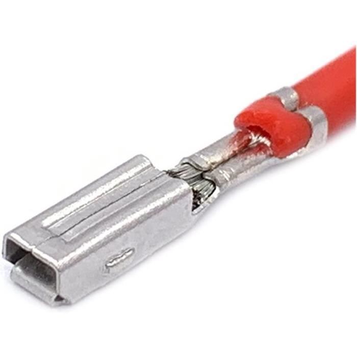 Fil de terminal à sertir étamé de 2,8 mm pour connecteur électronique ...