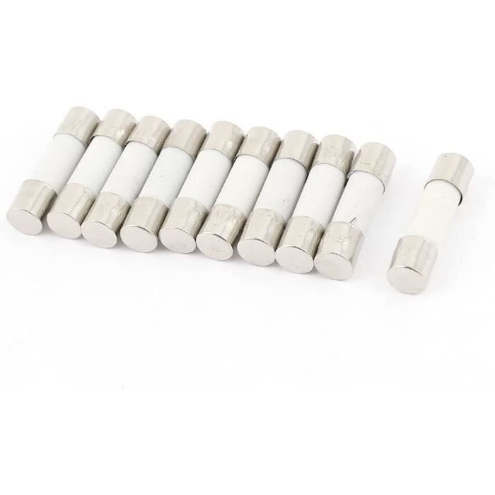 10 Pcs 250V 250mA Coup Rapide Céramique Fusible Tube 5mm x 20mm[402 ...