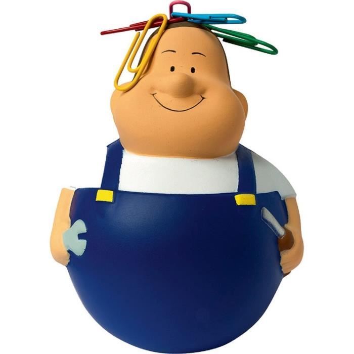 Culbuto squeezie Mr Bert ouvrier - bleu et blanc - 25244 - Cdiscount ...