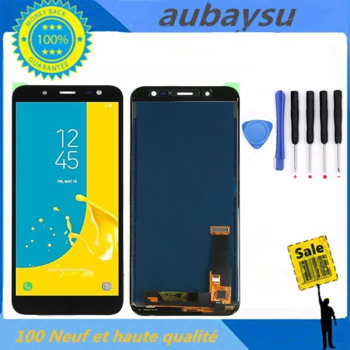 Écran LCD + Vitre Tactile + outil Pour Samsung Galaxy J6 J600 2018 Noir ...
