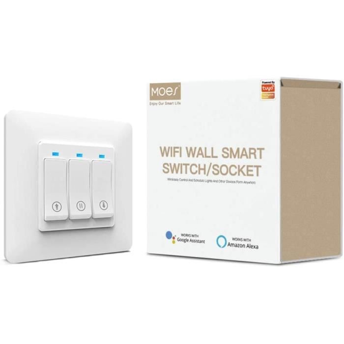 WiFi Interrupteur Volets Roulants ConnectéOuverture Réglable Sans Fil ...