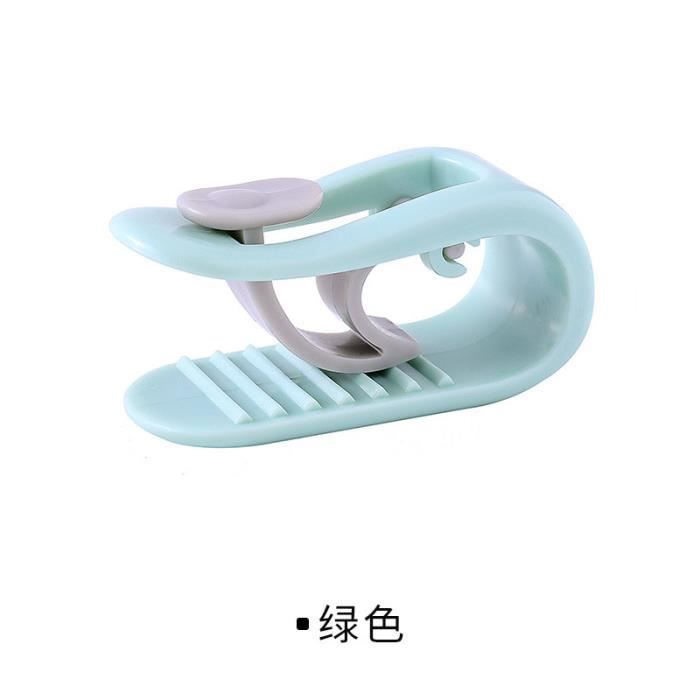 Pince à linge,Pince de sécurité antidérapante, 6 pièces, conception de ...