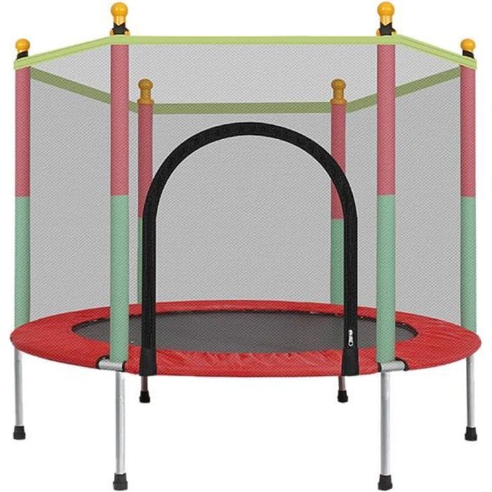 Trampoline pour enfants avec filet de protection lit rebondissant ...