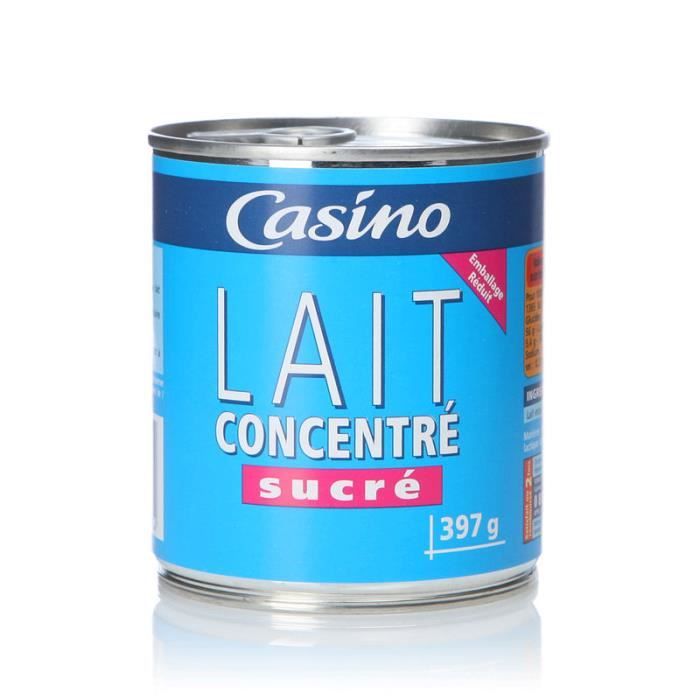Lait concentré sucré - 397 g - Cdiscount Au quotidien