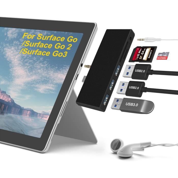 6 En 2 Surface Go -Go2 -Go3 Docking Station, Usb C Dock Avec Usb3.0+2 ...