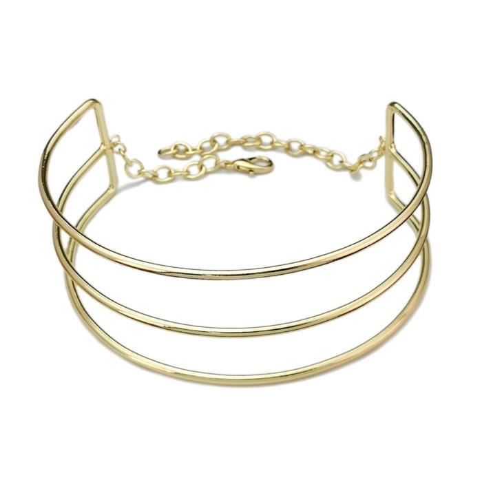 Chaine De Cou Vendue Seule Y4HLJ Colliers ras du cou rigides pour ...