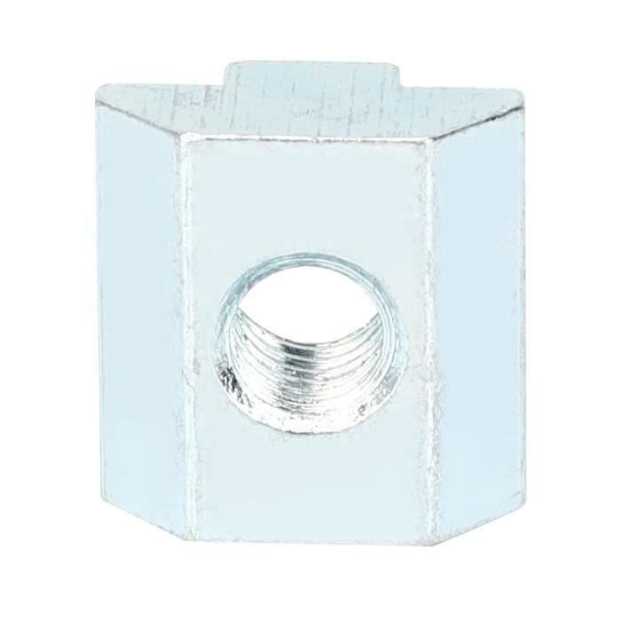 Qiilu Écrou à rainure en T 30pcs 40 Séries Écrous T-Slot Fixations Filetées en T à Écrous ...