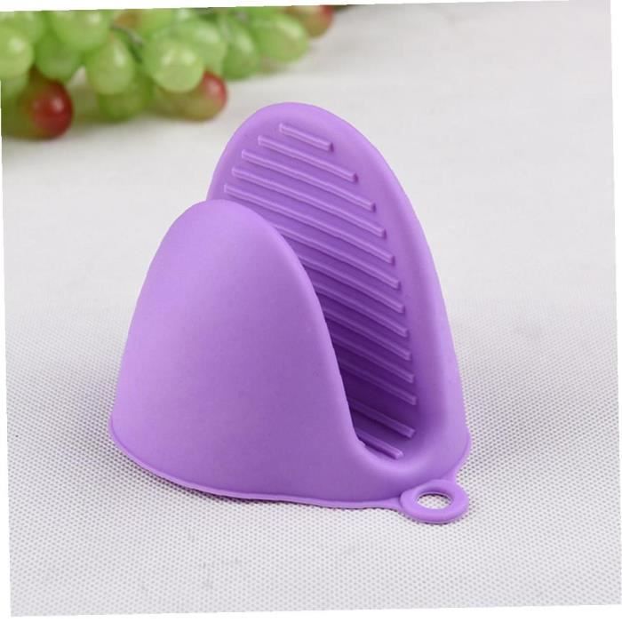 2 PCS PRATIQUES MITTES DE FOUR DU SILICONE RÉSISTANT LA CUISSON ...