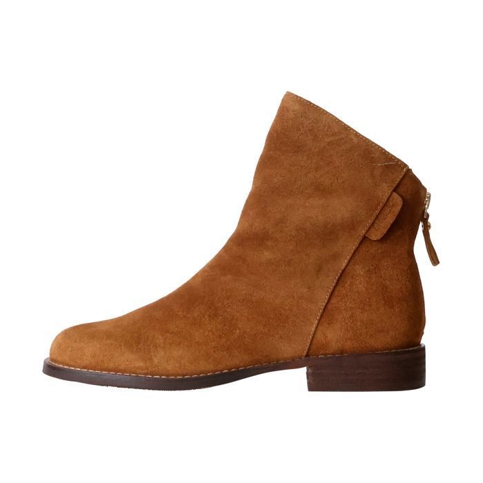 Bottines Cuir Emilie Karston Chrys - Cognac Cognac - Cdiscount Chaussures