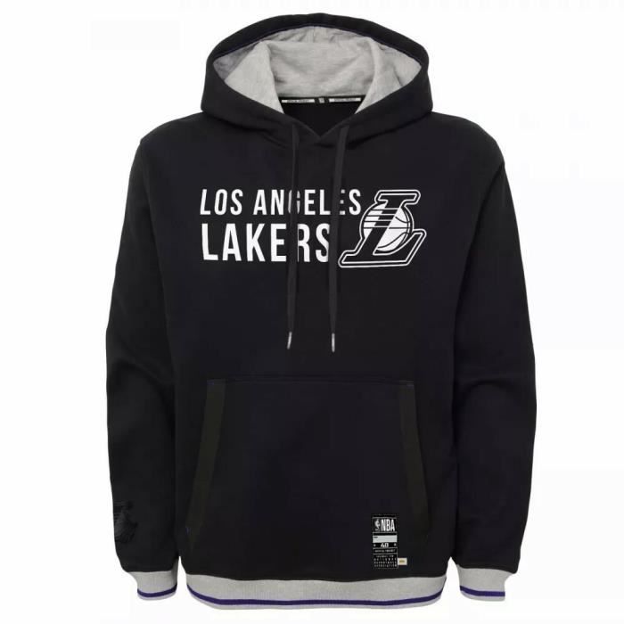 Sweat à capuche Los Angeles Lakers Lebron James - noir/blanc - L ...
