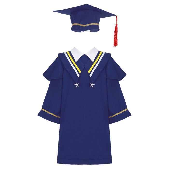 Inlzdz Toge Diplome et Chapeau de Diplomé pour Enfant Unisexe Ecole ...