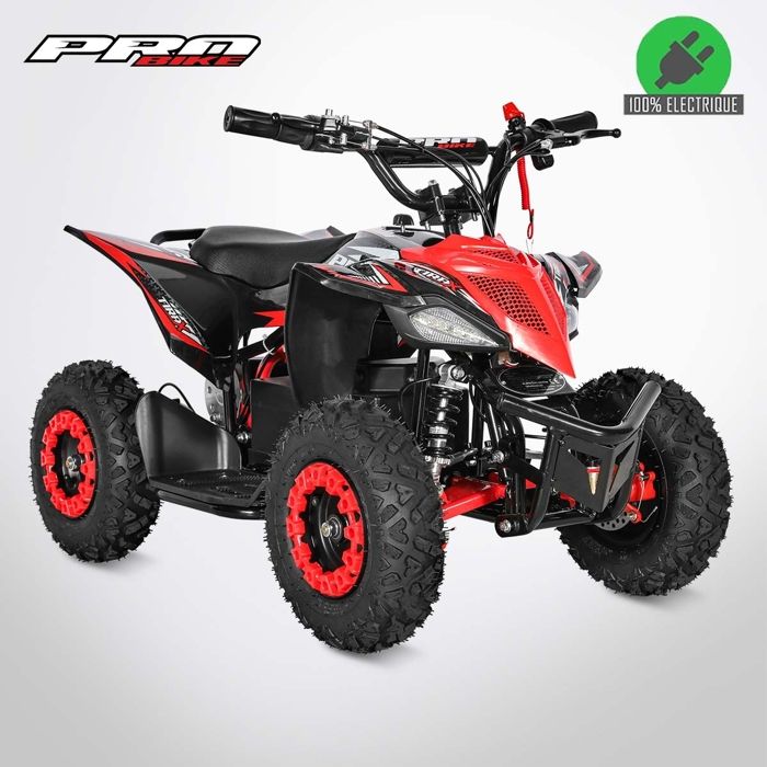 Mini quad PROBIKE TIRAX 800W rouge - Cdiscount Auto