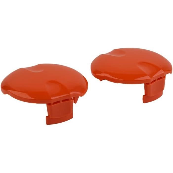 Lot de 2 capuchons de bobine de débroussailleuse, couvre-tête de coupe ...