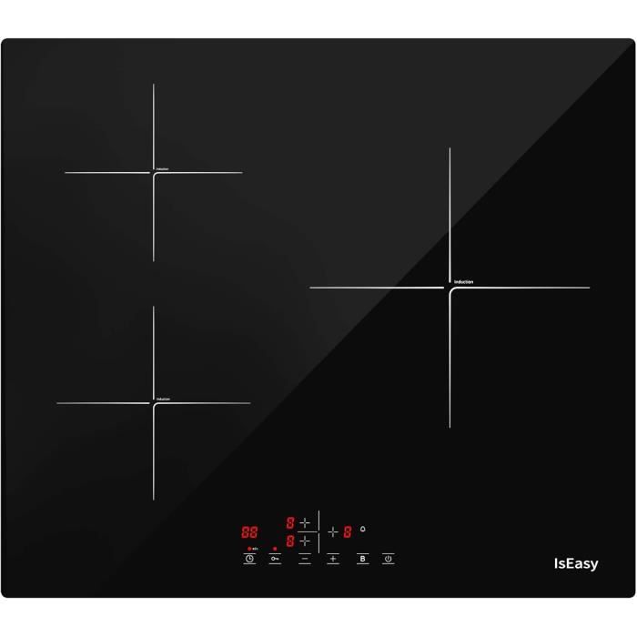 Ehskzjh Iseasy Plaque De Cuisson Induction 3 Foyers, Plaque Induction 3 ...
