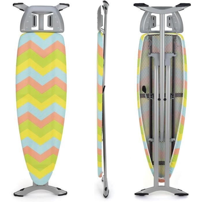 Table a Repasser Grande Hauteur Pliable Planche Reglable pour Centrale ...