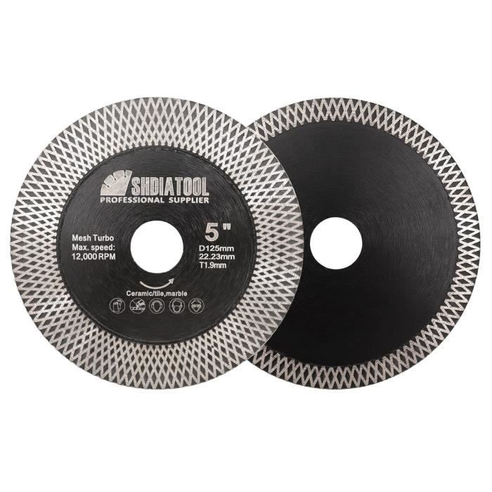 Lame De Scie Diamantée Pour Carrelage, Disque De Meulage De Coupe 125 ...