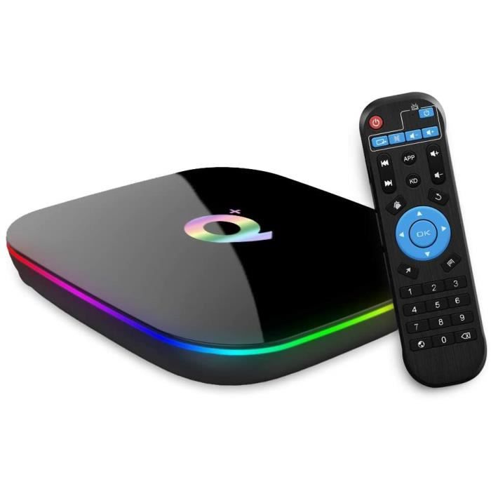 NOUVEAU 2022 Smart TV Box Q Plus 2GB RAM/16GB ROM H6 Quad-Core Support ...
