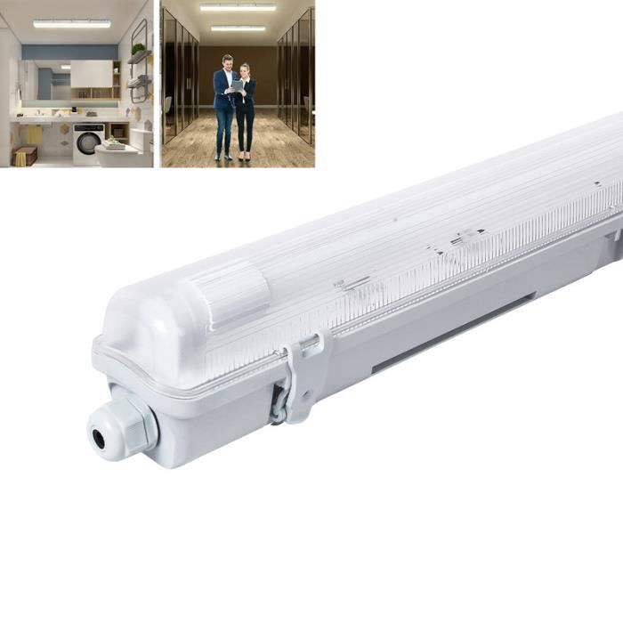 YUENFONG Tube LED 150cm 24W Néon Tube LED T8, lampe de Sous Sol Étanche ...