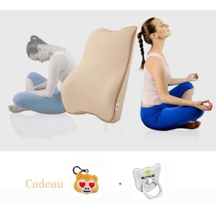 Ywei Coussin de dos Coussin dossier Mémoire Coussin de soutien lombaire ...