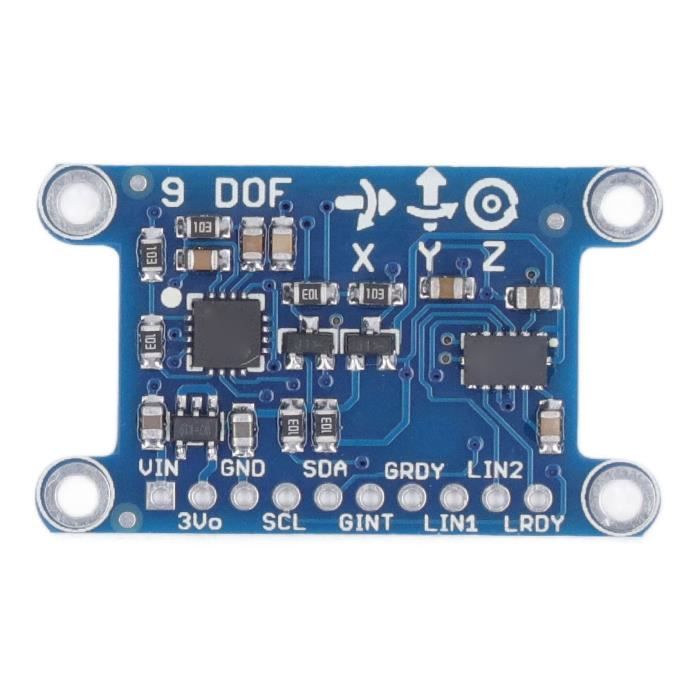 Cikonielf Module de capteur de gyroscope numérique Module Gyroscope 9 ...