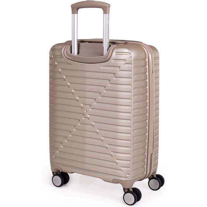 Valise Rigide En Abs Bagage De Voyage Avec 8 Roulettes Pivotantes ...