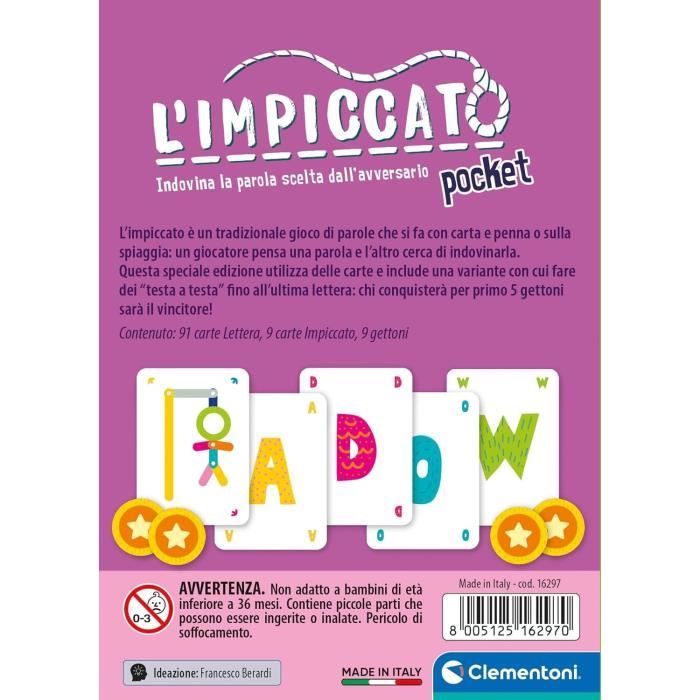 Le pendu-Pocket-Maquet Cartes Enfants Table Jeu de Société pour Toute ...