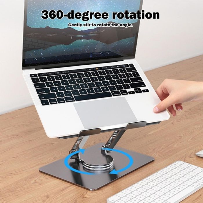 Support PC Portable - Ulisem - Réglable & Pliable - Rotation 360° - 11 ...