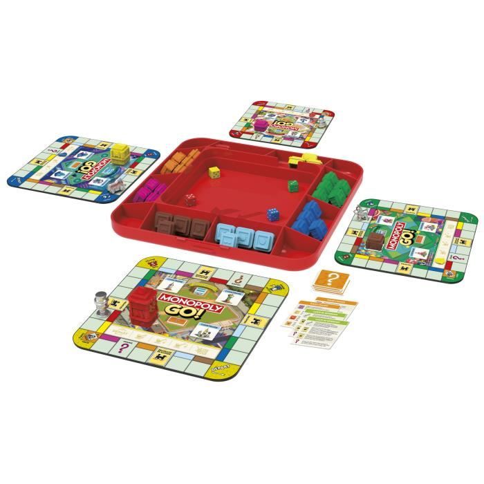 Monopoly GO!, Jeu de société, Jeu de plateau familial, Durée 15 min ...