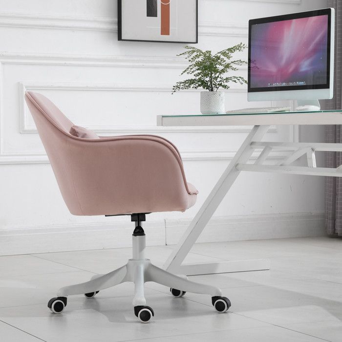 Chaise Bureau Rose Poudrenull