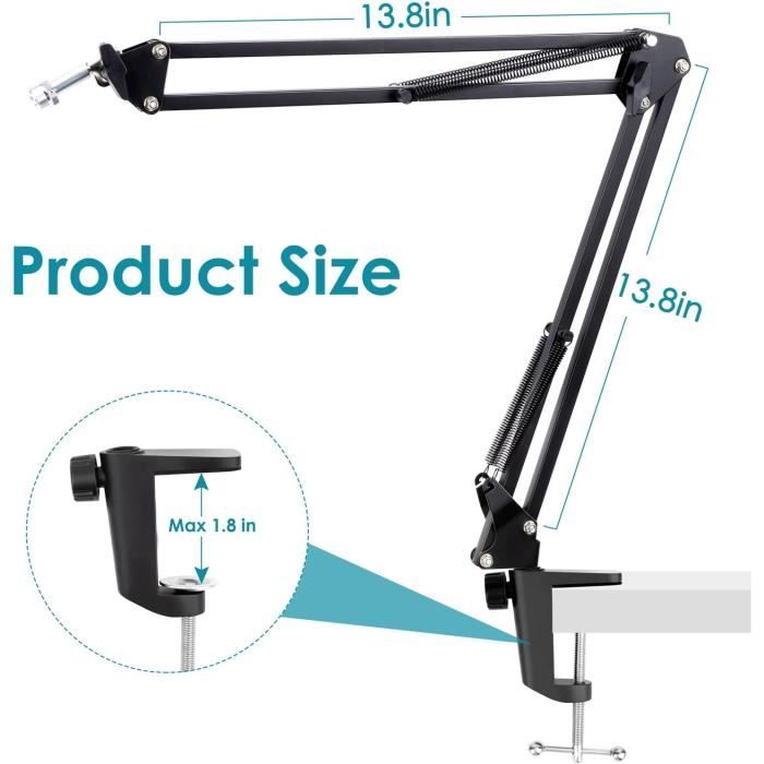 Sm7Db Bras Micro, Support Micro Pour Shure Sm7Db, Pied De Micro Shure ...