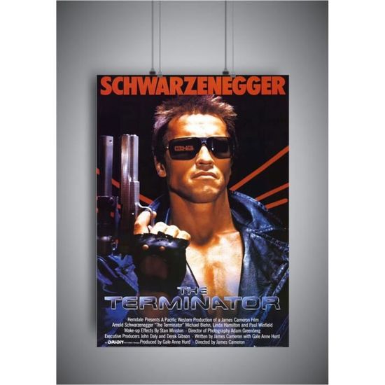 Poster Terminator affiche cinéma wall art - A4 (21x29,7cm) - Cdiscount ...