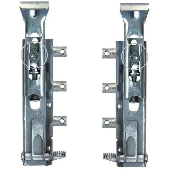 Paire de crochets de fixation réglables invisibles pour meubles ...