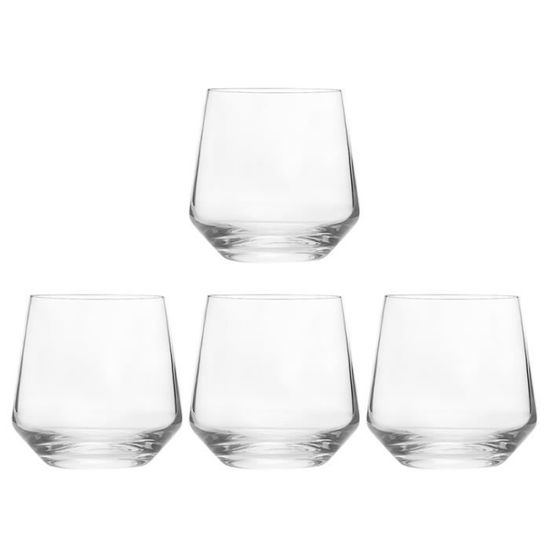 4Pcs Glass Heat-resisting Chic Beverage Cups Transparent Cup ...