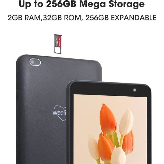 Weelikeit Tablette 8 Pouces Android 11 avec AX WiFi6,32GB ROM,1280x800 ...