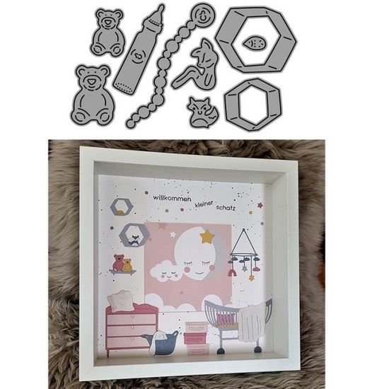 GABARIT DE DECOUPE,6--Matrices de découpe en métal CH 2022, fournitures ...