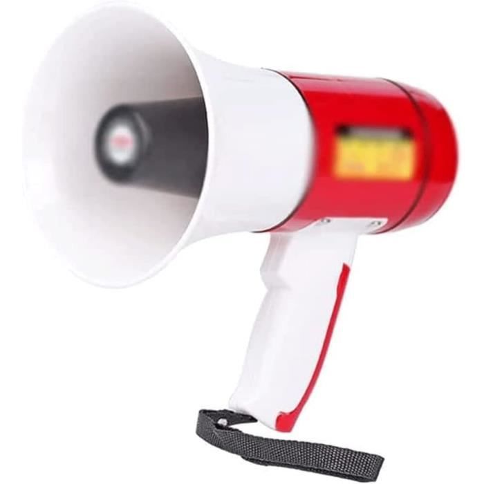 SAAKO Mégaphones Mini Haut-Parleur portatif de mégaphone d'usb de ...