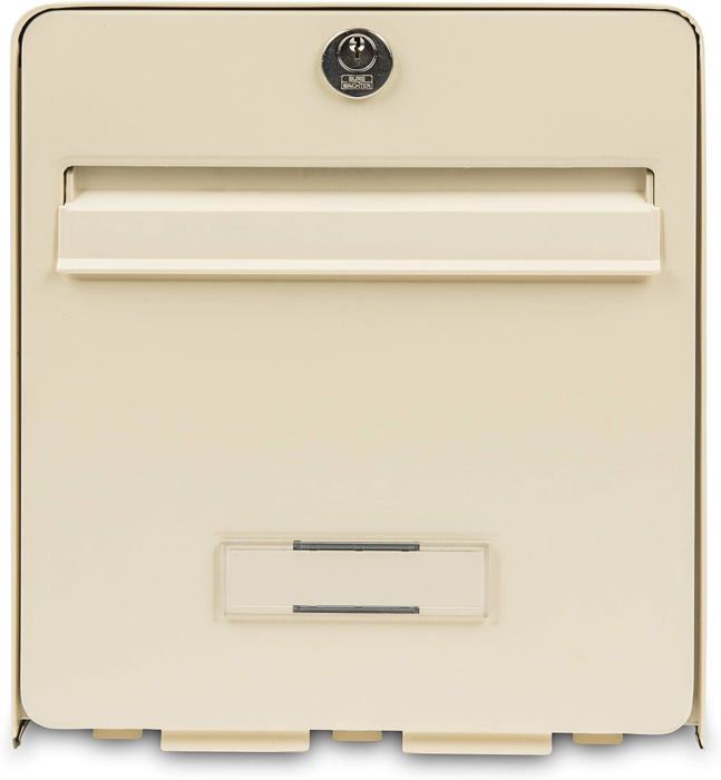 Boîte aux Lettres Agréée La Poste, 2 Portes, 502 BE C FAVOR, Beige, en ...
