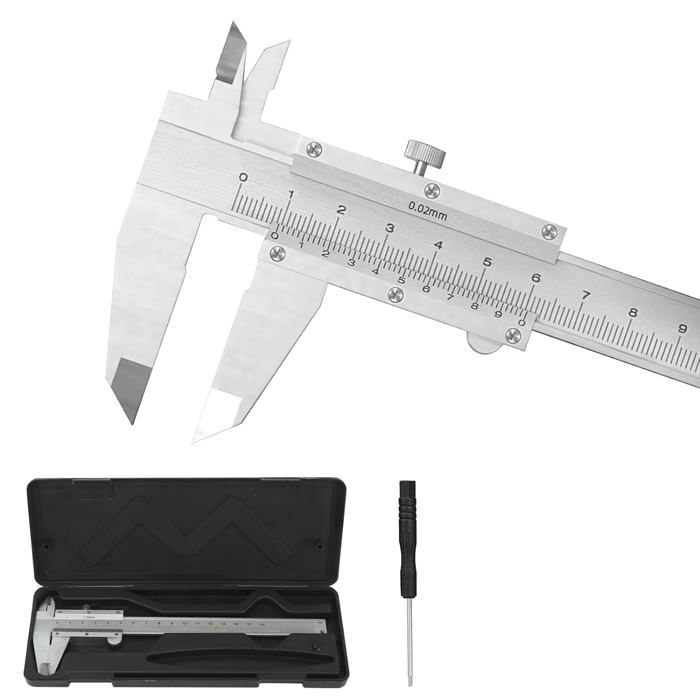 Pied à Coulisse Acier Inoxydable, Pied a Coulisse Vernier Caliper 150MM ...